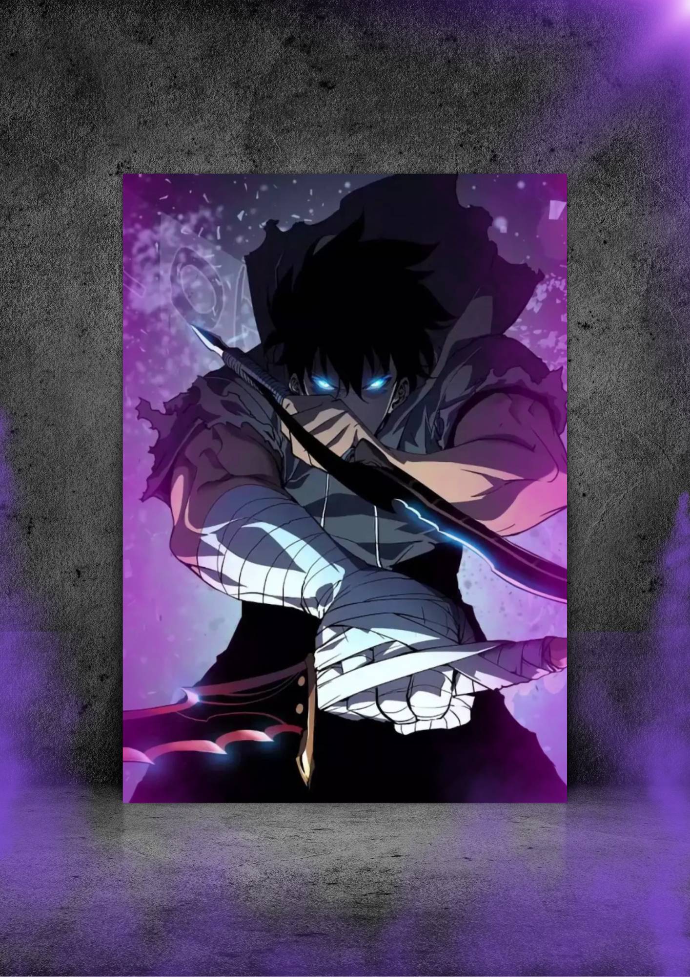 Poster Retrato Poster Solo Leveling em ESV ESTILO ARTE