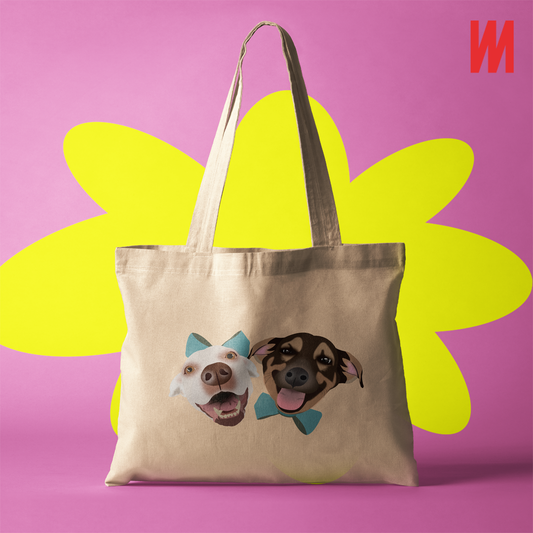 Ecobag Grande Ecobag Aurora & Cacau R$40,00 em MASQ POP