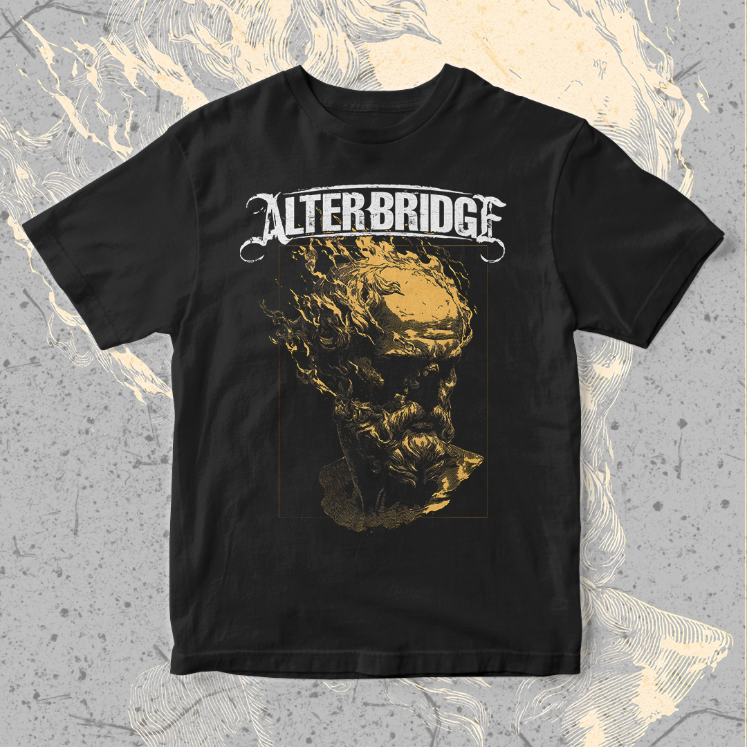 T-Shirt Classic Camiseta Alter Bridge | Ashes in Mind em HeadBanger Store