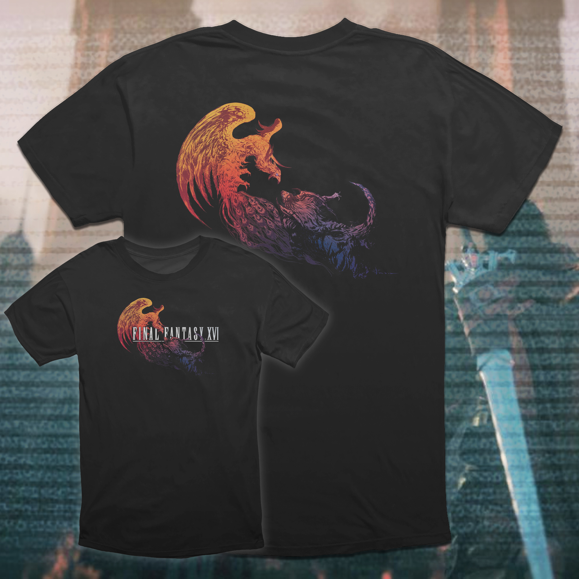 T-Shirt Classic Final Fantasy XVI em Fractal Studio