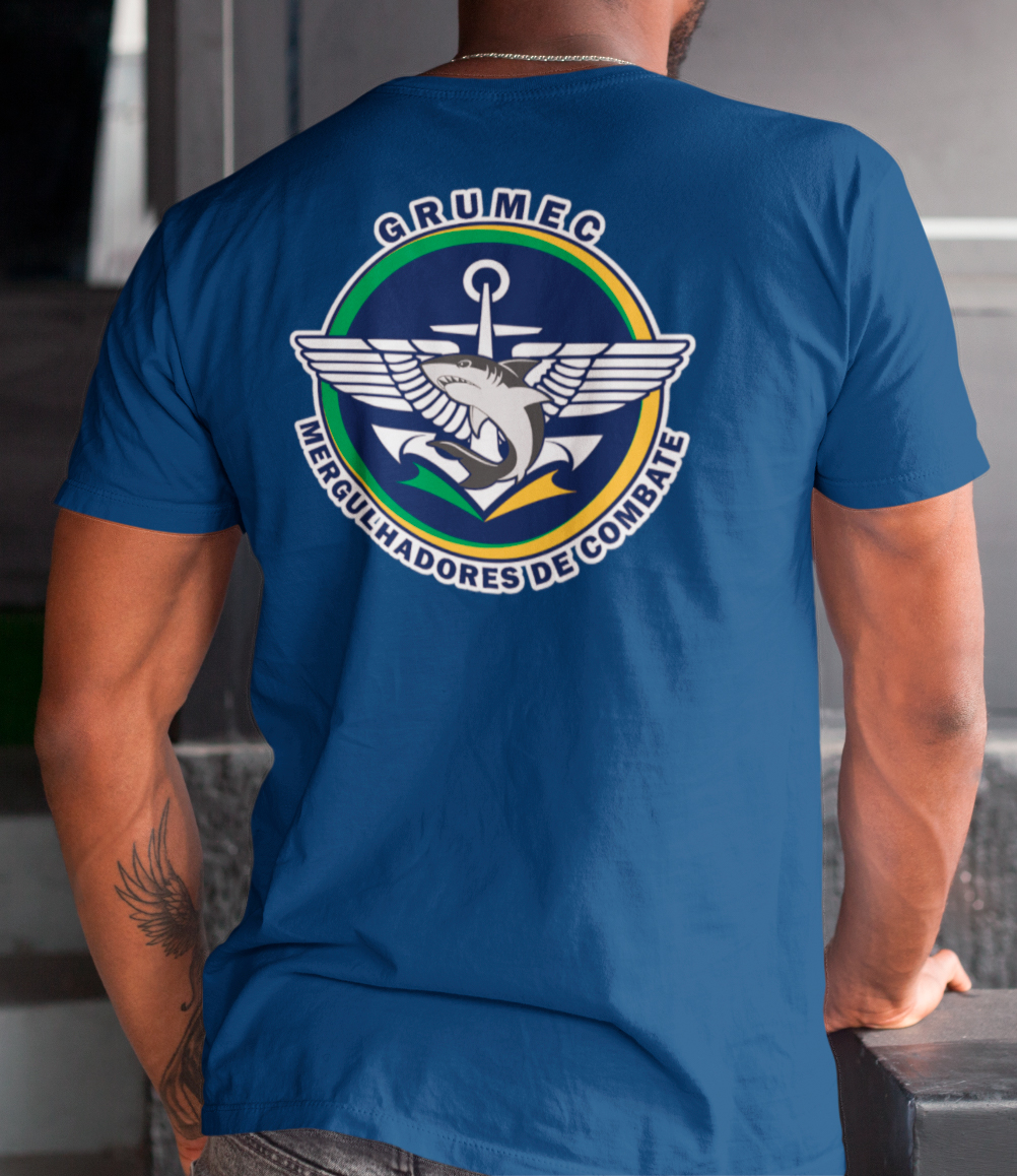 T-Shirt Quality GRUMEC - MERGULHADORES DE COMBATE em Tropa BR