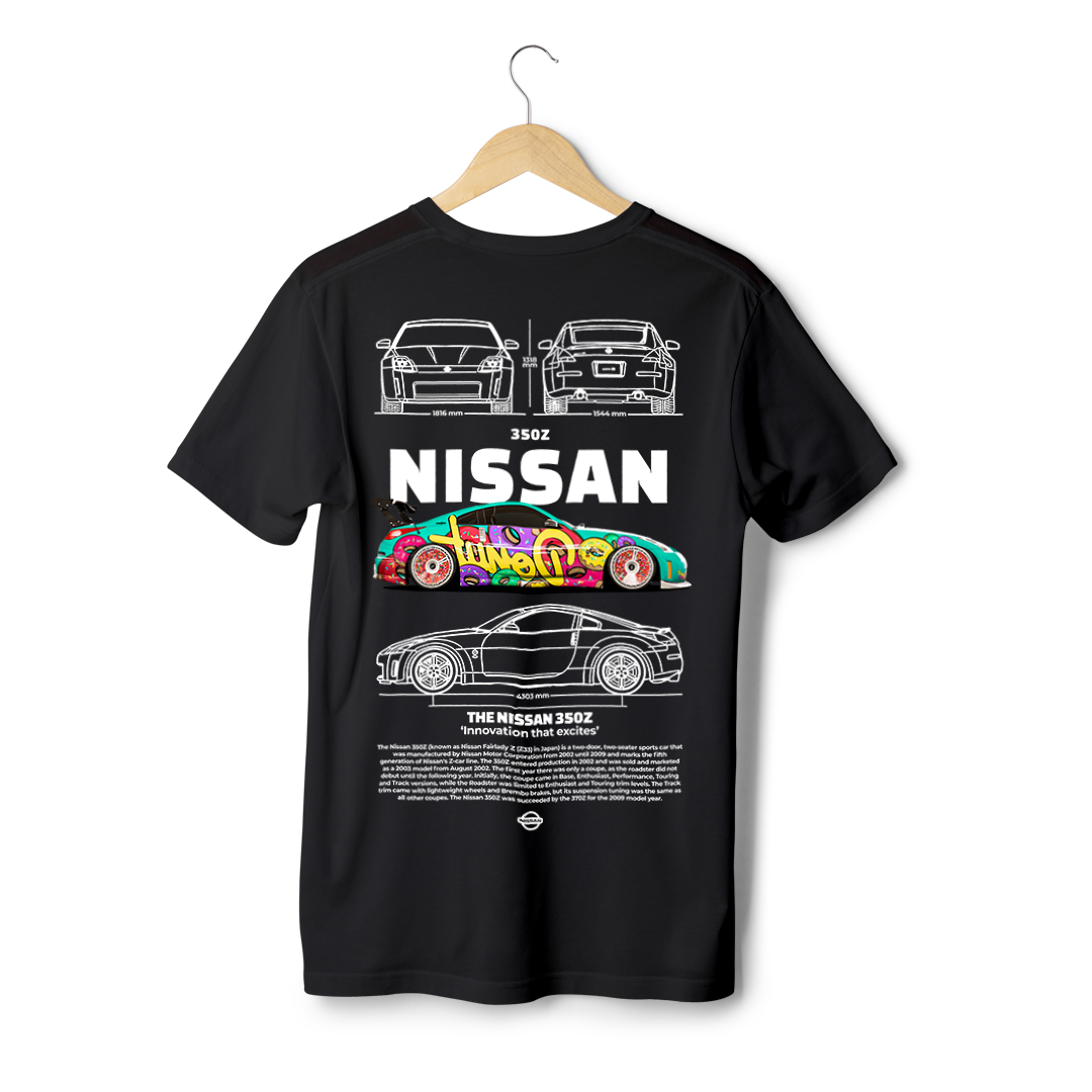 T-Shirt Quality Camisa Nissan 350z em Tuning Zone