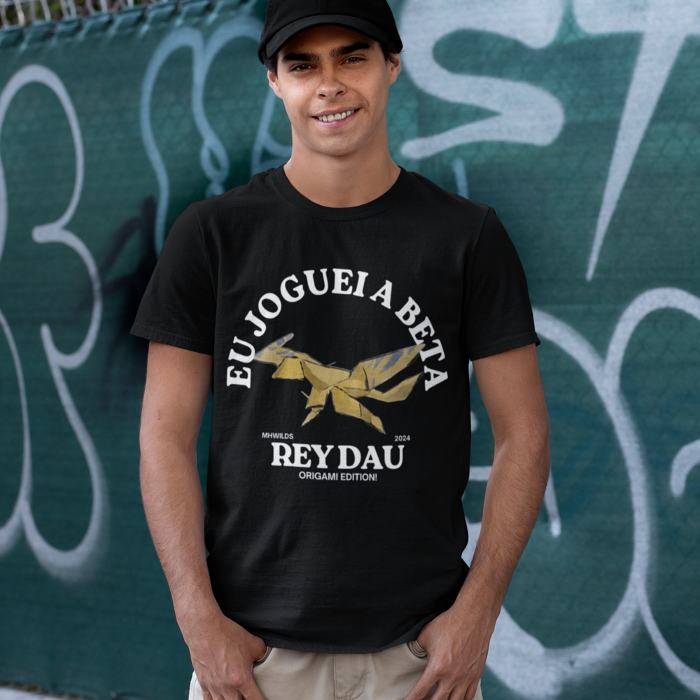 T-Shirt Prime Camiseta - Rey Dau Origami Edition em Lobo