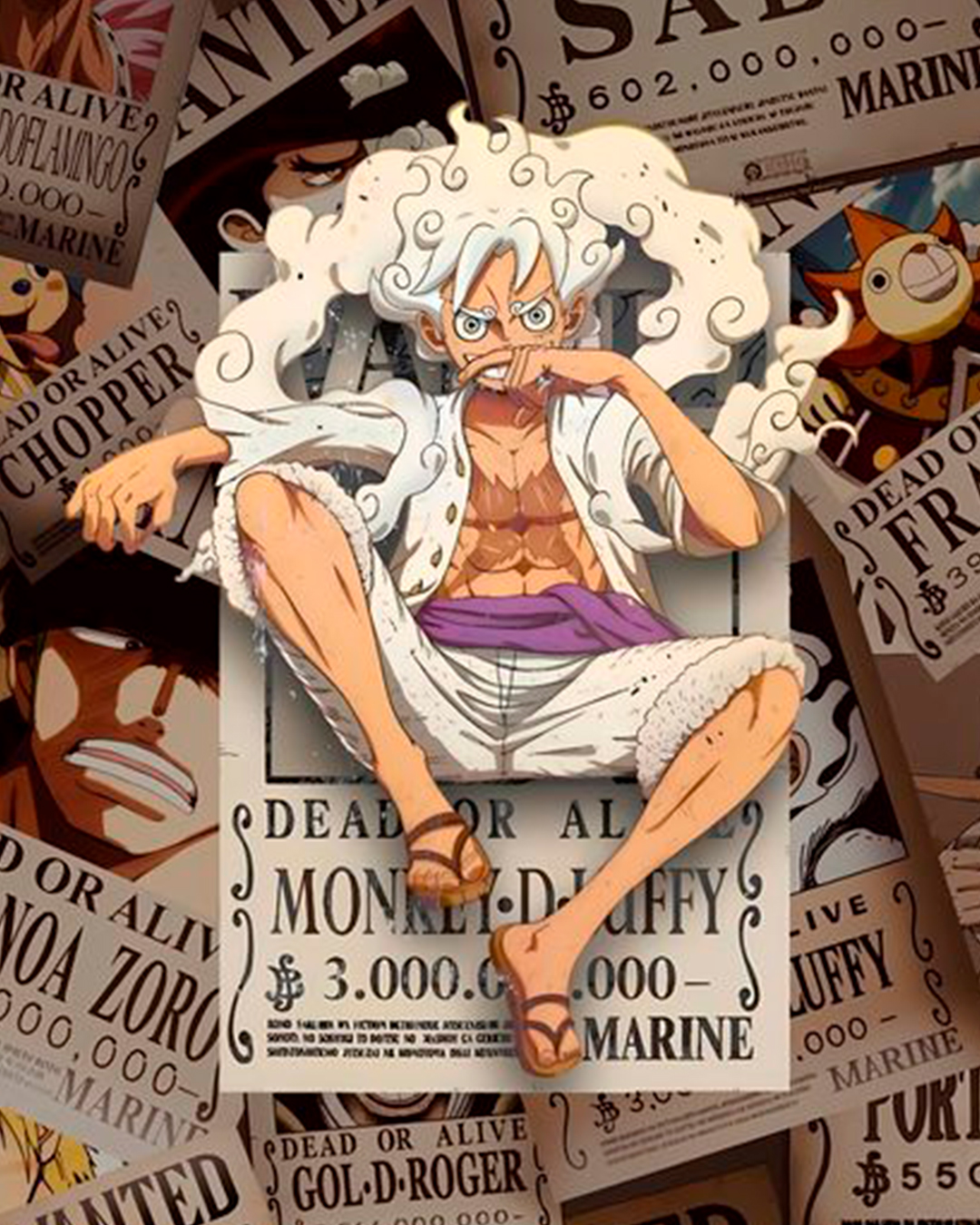 Camiseta Sport Dry UV DryFit D. Luffy em