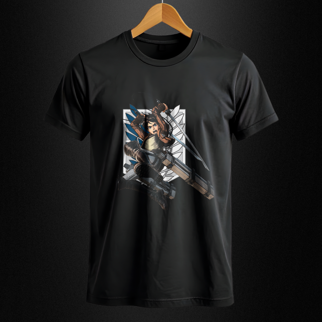 T-Shirt Quality Camiseta Quality - Attack on Titan - Eren em Véllara ...