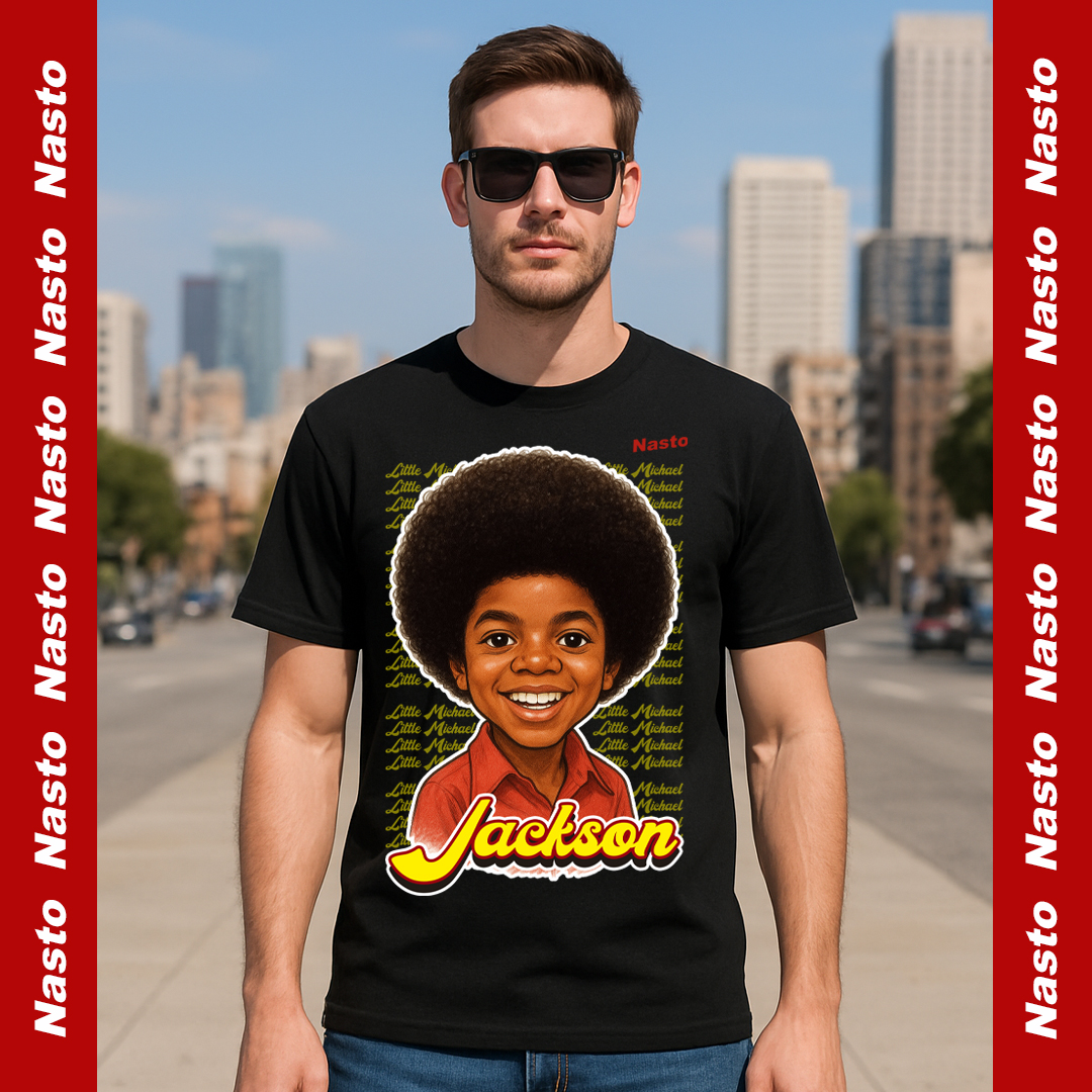 T-Shirt Quality Camiseta unissex Pequeno Michael /Nasto/ Cores em Nasto ...